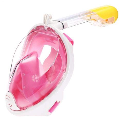 Повна панорамна маска для плавання Free Breath L Xl M2068g Pink з