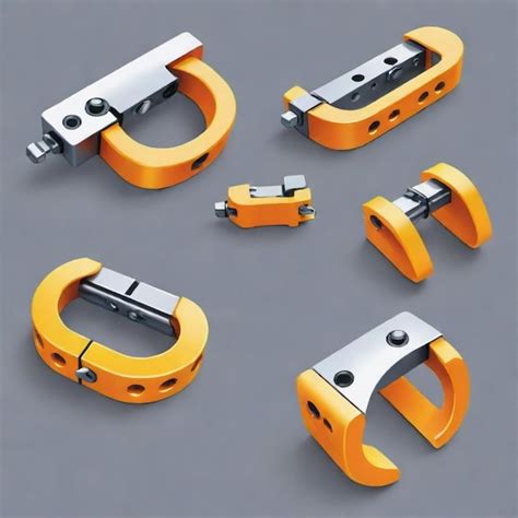Clamps Detailed Vector Set Premium Ai Generated Vector