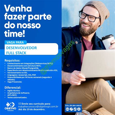 Desenvolvedor Full Stack Teresina PI 01 Vaga S Themos Vagas