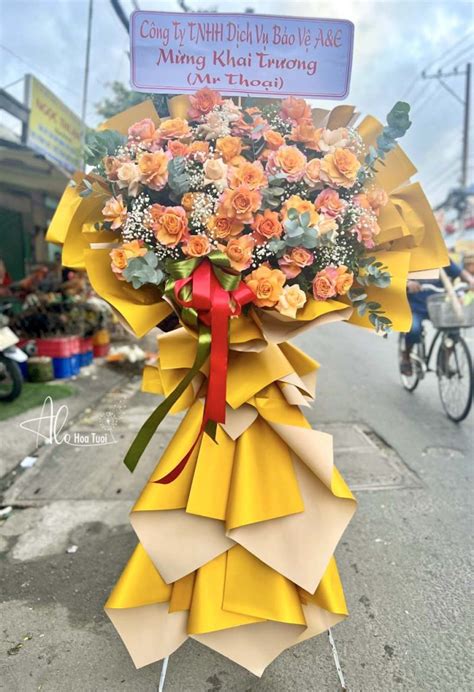 Kệ Hoa Khai Trương Ck80 Alo Hoa TƯƠi