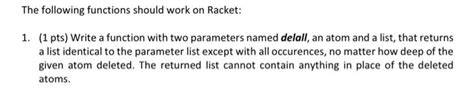 Solved Show This Function Code In Racket Answer This