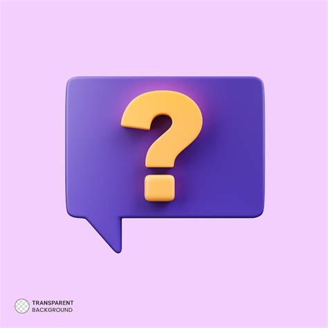 3d Question Mark Icon