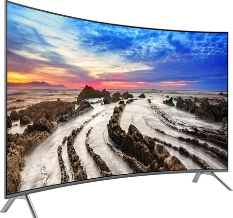 Best Buy Samsung Class LED Curved MU Series P Smart K UHD TV With HDR UN MU FXZA