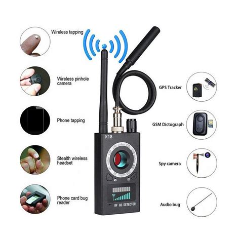 5 6v Dc Wireless Signal Detecter K18 Strong Magnetic Gps Detecters