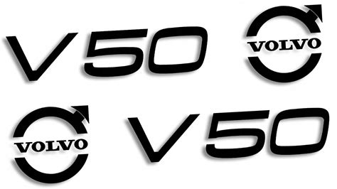 Naklejki V50 volvo komplet różne kolory za 20 zł z Szczecin Allegro