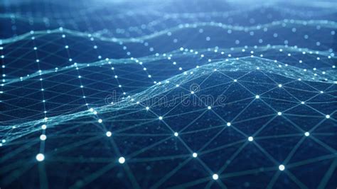 Network Of Connected Lines Representing A Complex Digital Structure Of Artificial Intelligence