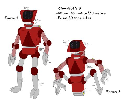 claw bot ref sheet 2 2 by 12 xd on deviantart