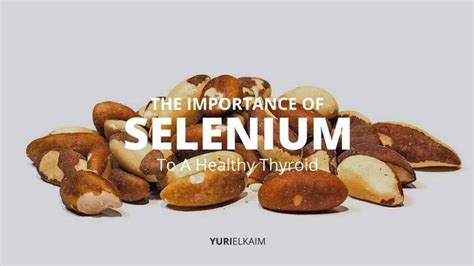 Selenium For Thyroid The Missing Ingredient You Need To Know Yuri Elkaim