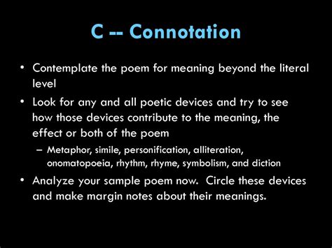 Tpcastt Poetry Analysis Technique Ppt Download