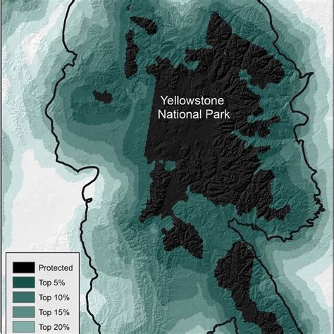 The Greater Yellowstone Ecosystem Boundary As Used By The Greater