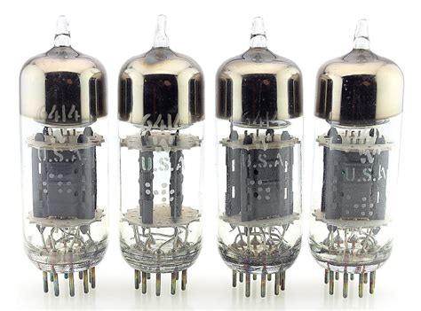 4 Pcs Matched Ge 6414w 6414 Nos Military Vacuum Tubes Reverb