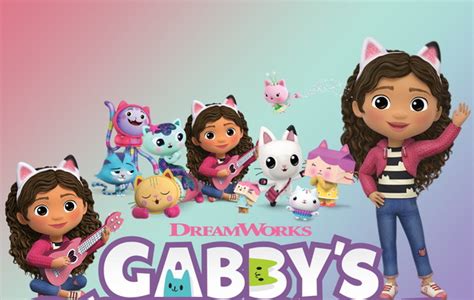 Gabbys Dollhouse SVG PNG Gabby Characters Gabby Font Svg