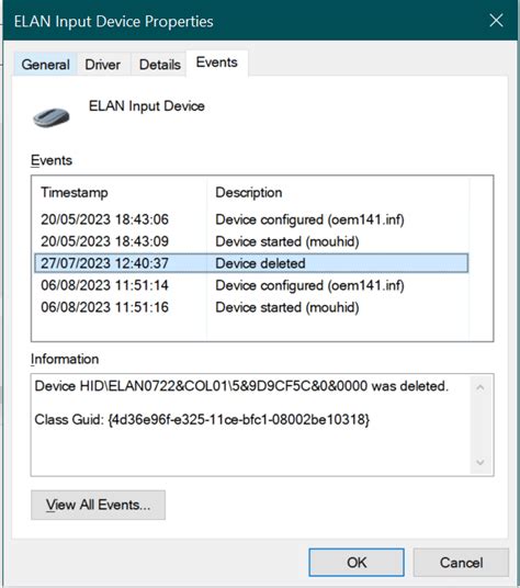 Laptop Trackpad Saying Device Deleted On Device Manager Microsoft
