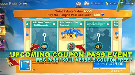 Upcoming Coupon Pass Event Msc Pass And Soul Vessels Event Coupon Free