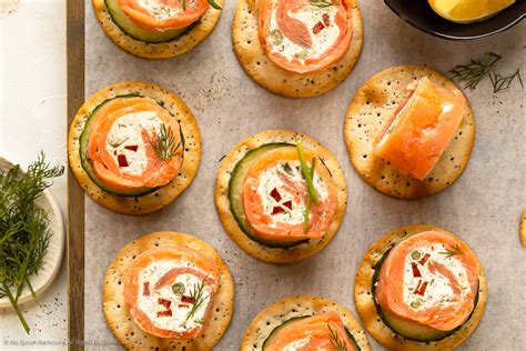 Smoked Salmon Appetizer Pinwheels No Spoon Necessary