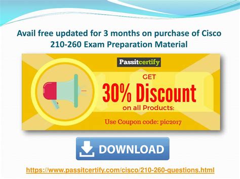 Ppt 210 260 Cisco Ccna Security Practice Test Powerpoint Presentation Id 7832794