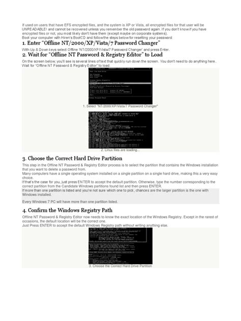 Password Remove With Hiren Boot Download Free Pdf Windows Registry Password