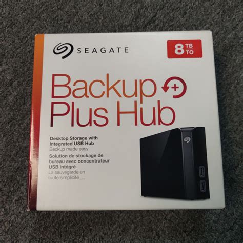 Seagate 8TB Backup Plus Hub Computers Tech Parts Accessories Hard Disks Thumbdrives On
