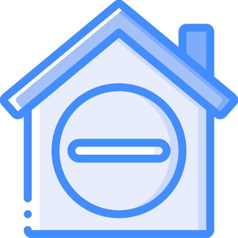House Basic Miscellany Blue Icon