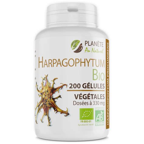 Harpagophytum Bio mg gélules végétales Renaissance Bio Nature et Plantes