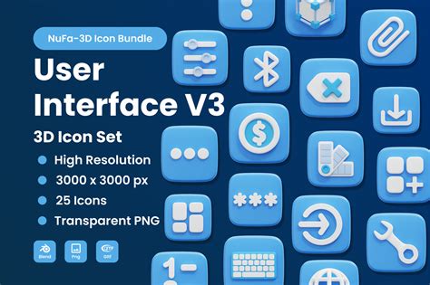 Premium User Interface V3 3d Illustration Pack From User Interface 3d