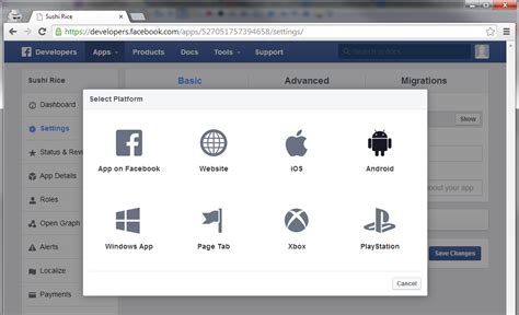 tutorial creating facebook app 2020 with keyhash bricatta