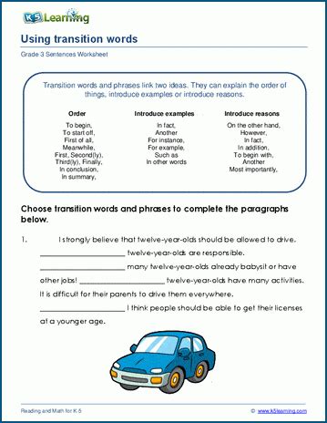 Transition Words Worksheets For Highbabe Babes W Vrogue Co