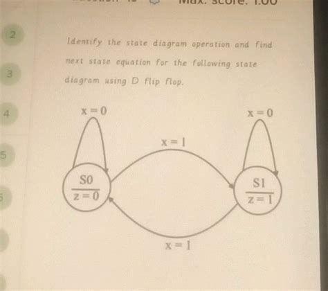 Identify The State Diagram Operation And StudyX