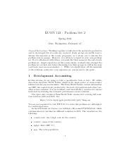 Problem Set Pdf Econ Problem Set Spring Due Wednesday February General