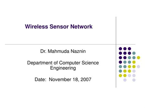 Ppt Wireless Sensor Network Powerpoint Presentation Free Download