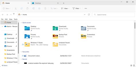 How To Enable File Explorer Tabs In The Windows Update Right