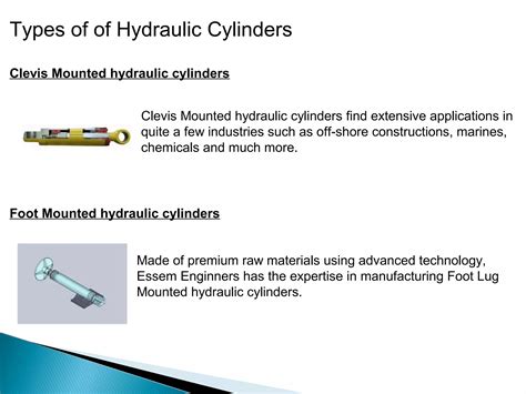 Essem Engineers Hydraulic Cylinders Ppt