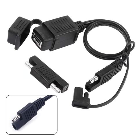 Waterproof Motorcycle SAE To USB Cable Adapter Kit For Phone GPS Camera Walmart Com