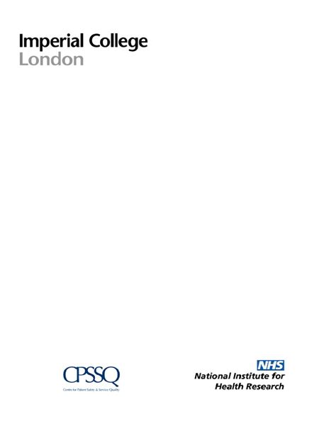 Patient Safety Indicators A Systematic Review Of The Literature Pdf