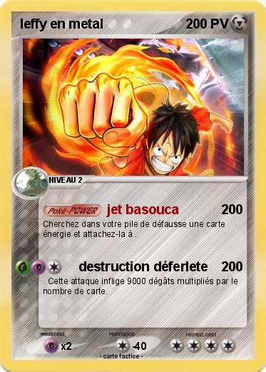 Pokémon Leffy En Metal Jet Basouca Ma Carte Pokémon