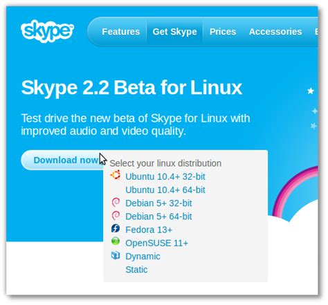 skype 2 2 beta for linux comes with skype access and improved audio