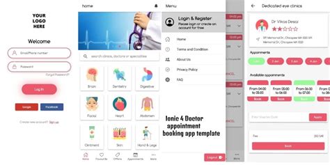 Ionic 4 Doctor Appointment Booking App Ui Kit By Np2210 Codester