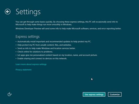 File Windows 8 Build 8161 Oobe Settings Png Betawiki