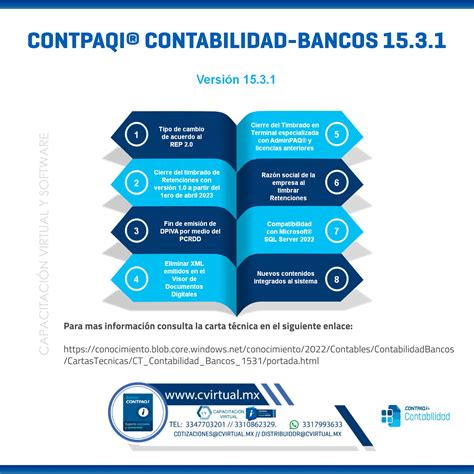 Capacitación Virtual Y Software Contpaqi® Contabilidad Bancos 1531