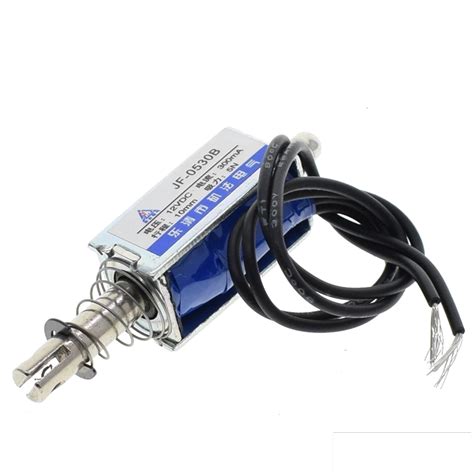 Solenoide Push Pull JF 0530B 24V 5N CARRERA 10mm 300mA Yorobotics