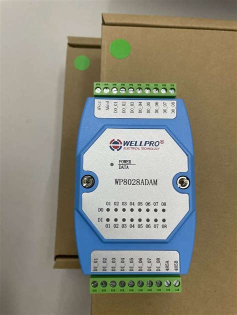 Jual Modbus Rtu Rs485 Digital Input And Output Module Isolated 8di