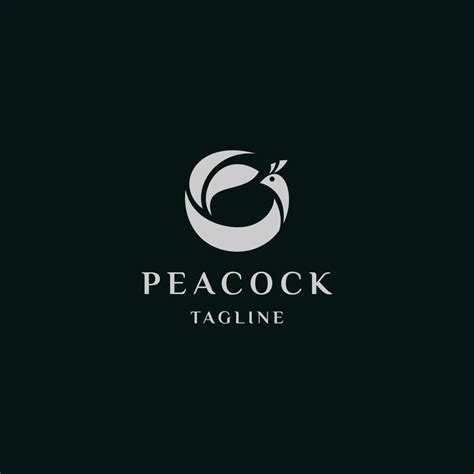 Peacock Logo Design Template Flat Vector 20250272 Vector Art At Vecteezy