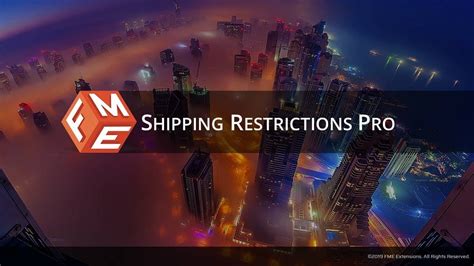Magento 2 Shipping Restrictions Extension Restrict Shipping By Cart Country Customer Group