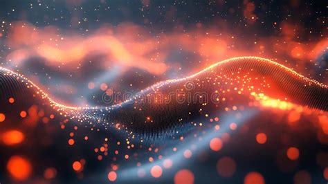 Visualization Quantum Entanglement Represented Glowing Stock Illustration Illustration Of Tech