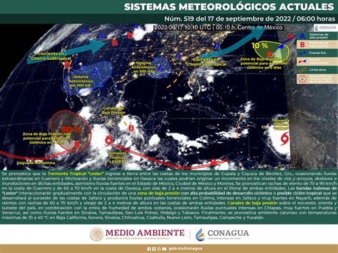 Conagua Clima On Twitter Este Sábado Se Pronostican Lluvias