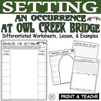 An Occurrence At Owl Creek Bridge Analysis Setting Activity Short Story