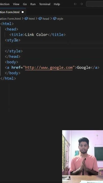 Link Hover In Html Fushtml 02 Shortsvideo Shortvideo Shorts Youtube