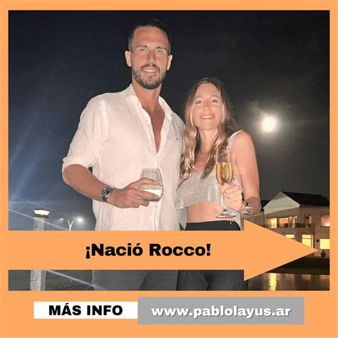 Nació Rocco El Hijo De Juan Marconi Y Maylén Vicente Pablo Layús