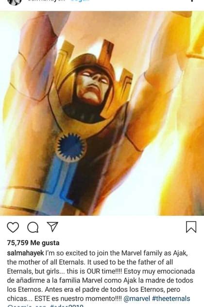 Salma Hayek Y Su Histórico Ingreso Al Universo Marvel Compartirá