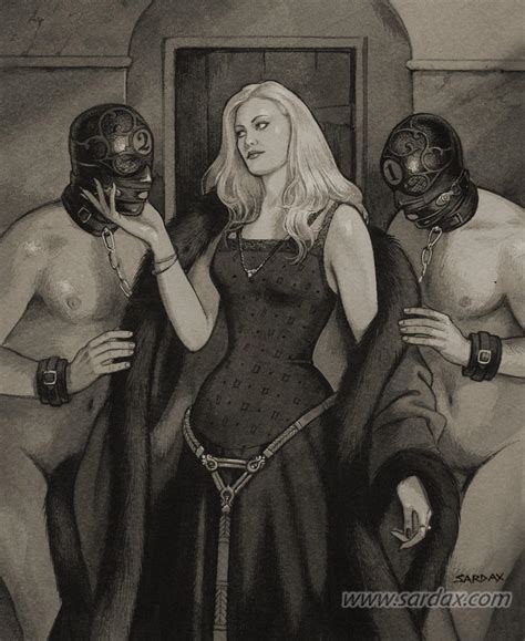 Rule 34 Bdsm Black Clothing Blonde Hair Bondage Chains Clothed Female